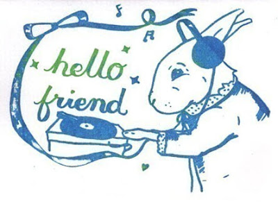 Animal Heads on Human Bodies: Rabbit heads on human bodies.