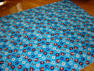 Wishful Acres Farm blog: How to make a children's easy one-piece quilt