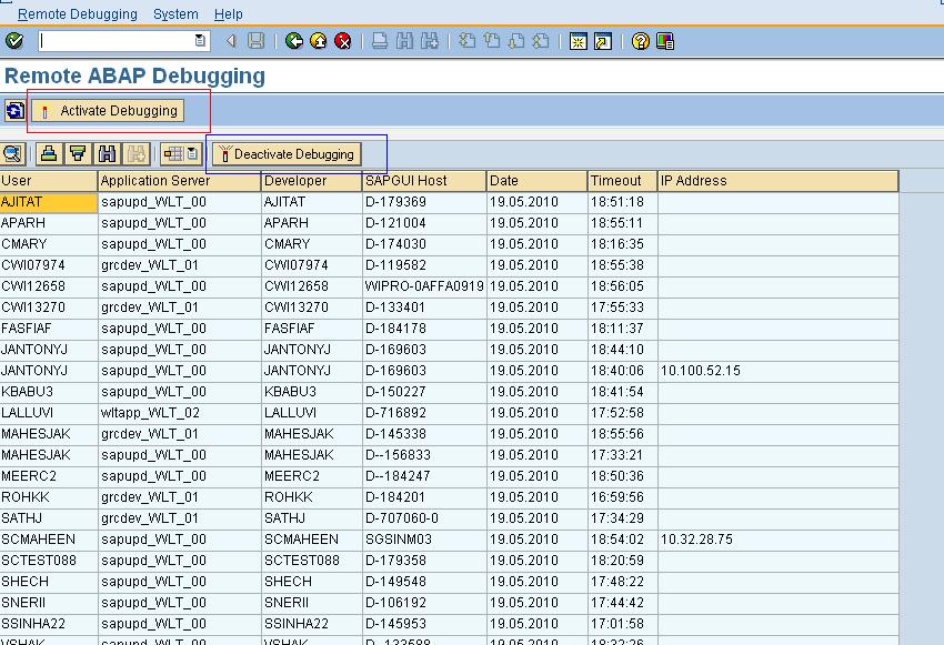 I Wish I Could Remote Sap Debugger Call Sap Debugger In 6470