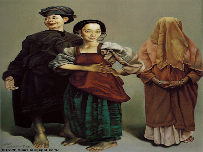 Hind art: Surrealistic paintings by the artist lui_liu