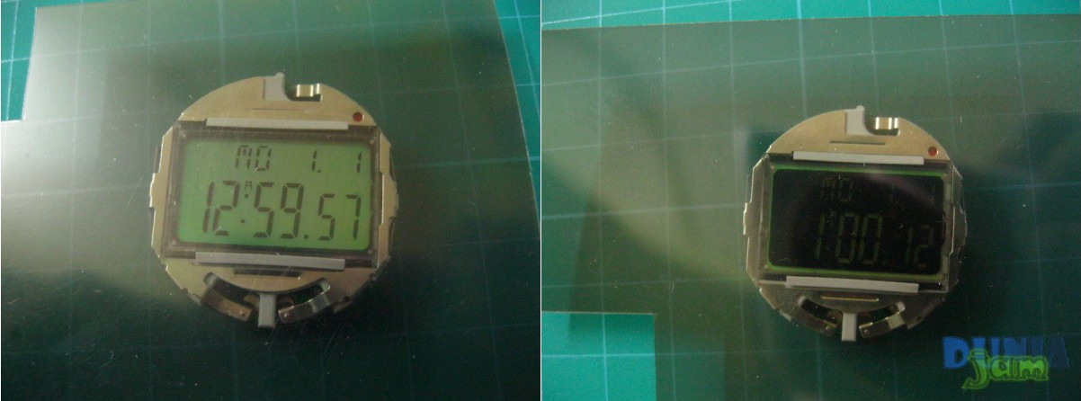 DUNIA JAM: Projek jam digital - reverse dial project (Bahagian 1)