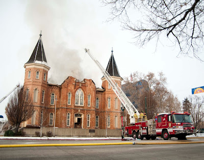 Luke Hansen Photography: Provo Tabernacle Fire