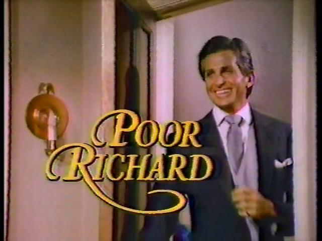RARE AND HARD TO FIND TITLES - TV and Feature Film: Poor Richard (1984 ...