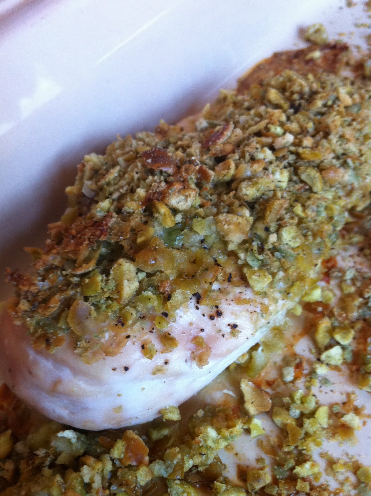 G-K favorite food: Wasabi Pea Crusted Chicken