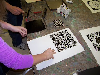 Mrs. Weber's Art Class: Radial Design Printmaking