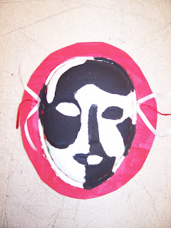 Mrs. Weber's Art Class: Mask making and identity