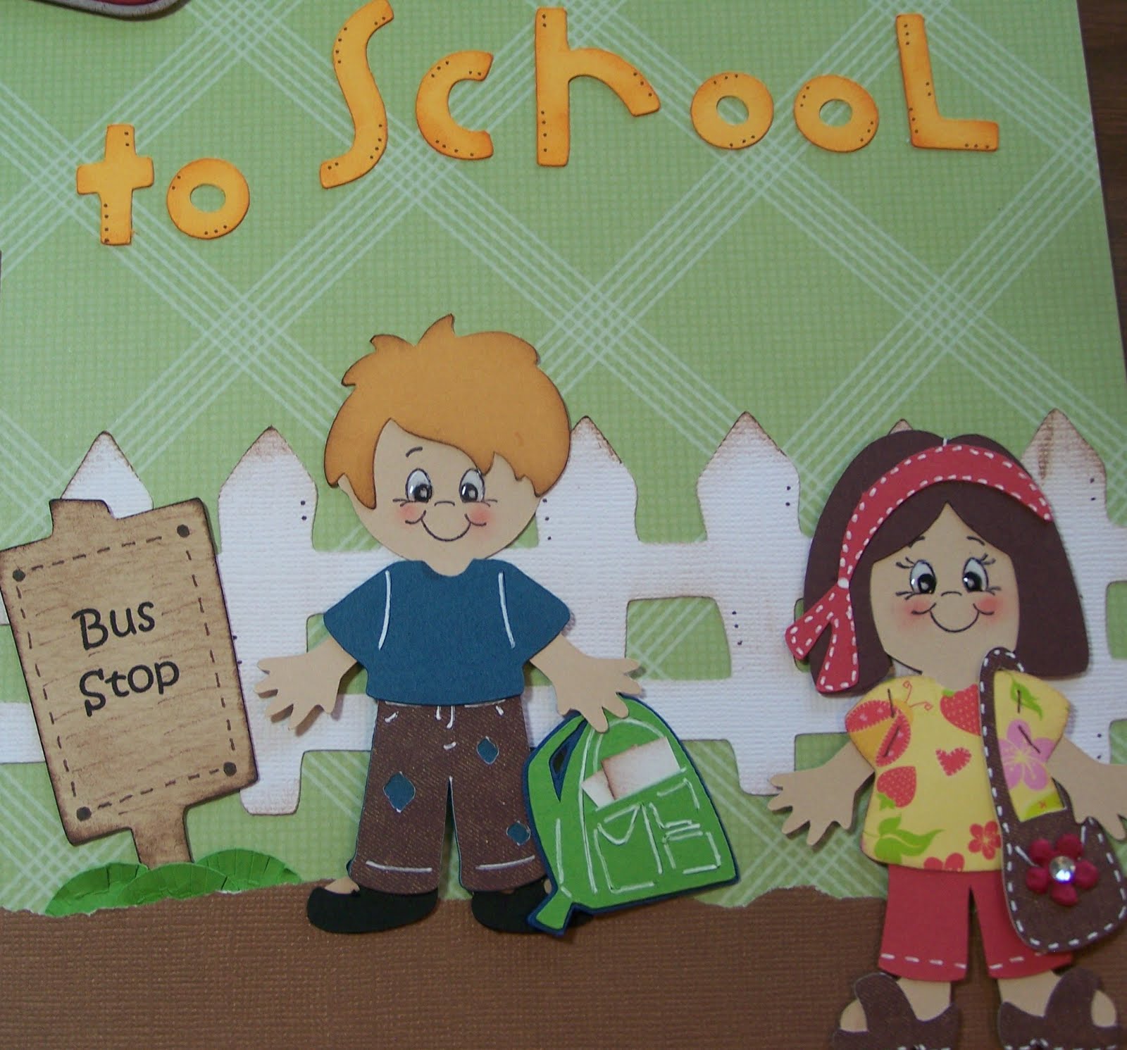 Been There Salvaged That: Super Cute Back to School Layout Kit