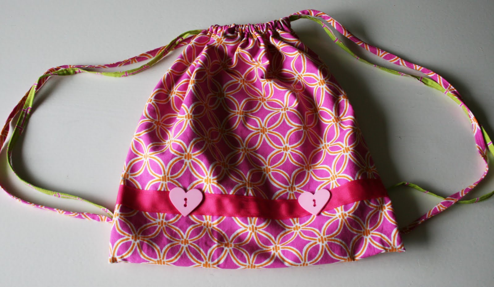 I Create It: Drawstring bag tutorial