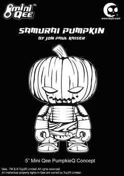 Toy-Teaser: 5" Samurai Pumpkin Qee by JonPaul Kaiser x Toy2R