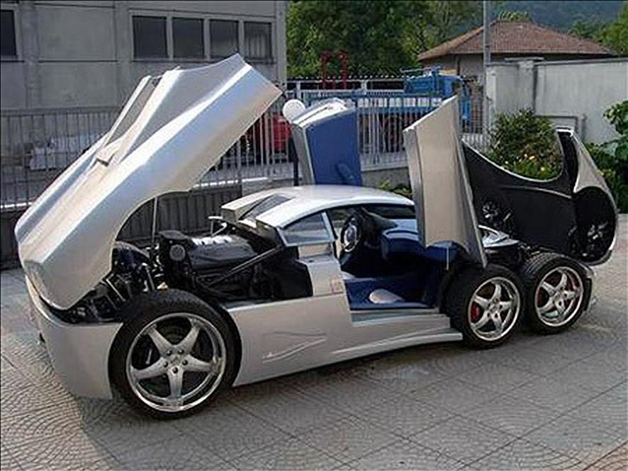 Figure Of Fun: Covini C6W: Six-Wheeled Supermobil (Video Added)