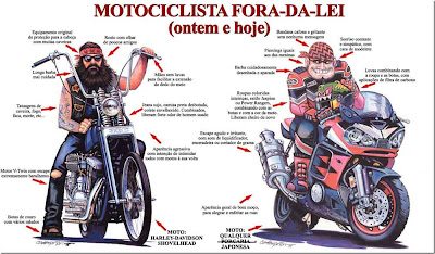 the KANALHA'S: Motoqueiro Selvagem - Ontem e Hoje