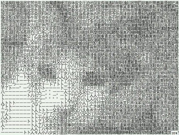 27 Unbelievable typewriter ascii art | Curious, Funny Photos / Pictures