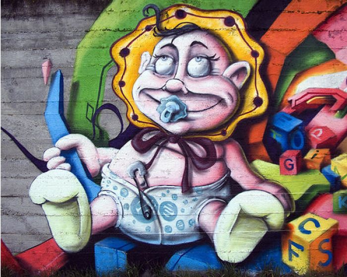 65 Awesome Graffiti Art Pictures | Crazy Graffiti Art | Beautiful World ...