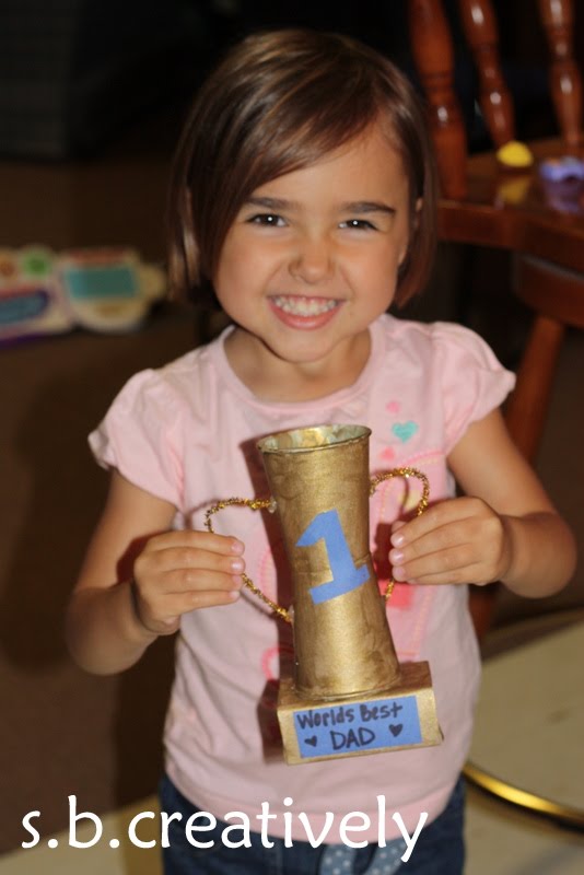 s.b.creatively: Father's Day Trophy