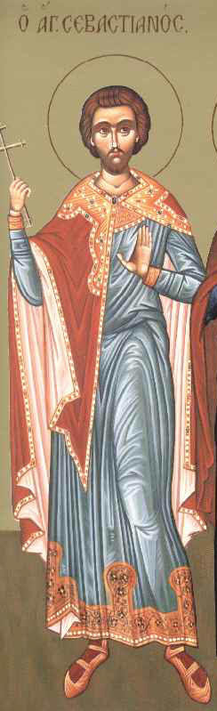 ORTHODOX CHRISTIANITY THEN AND NOW: Saint Sebastian the Martyr and His ...