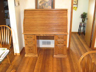 Big Kraut Construction: Narrow-Depth Roll-Top Desk