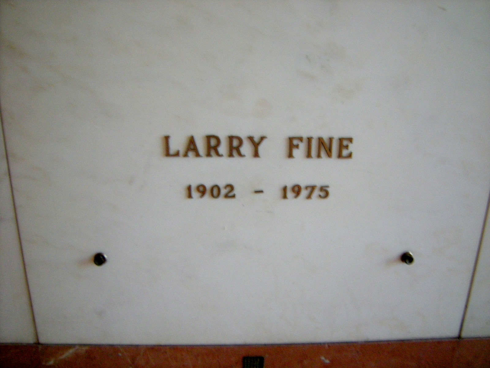 Los Angeles Morgue Files: "The Three Stooges" Actor Larry Fine 1975 ...