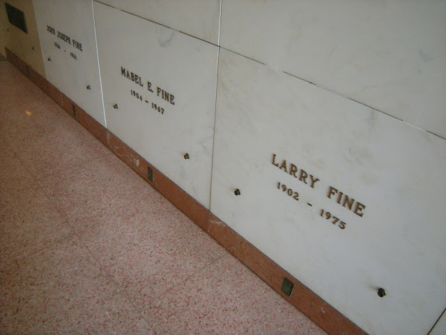 Los Angeles Morgue Files: "The Three Stooges" Actor Larry Fine 1975 Forest Lawn Hollywood Hills ...