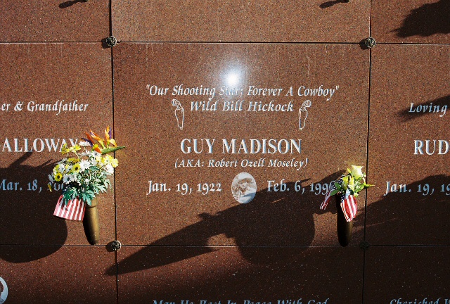 Los Angeles Morgue Files: TV Western Actor Guy Madison 1996 Forest Lawn ...