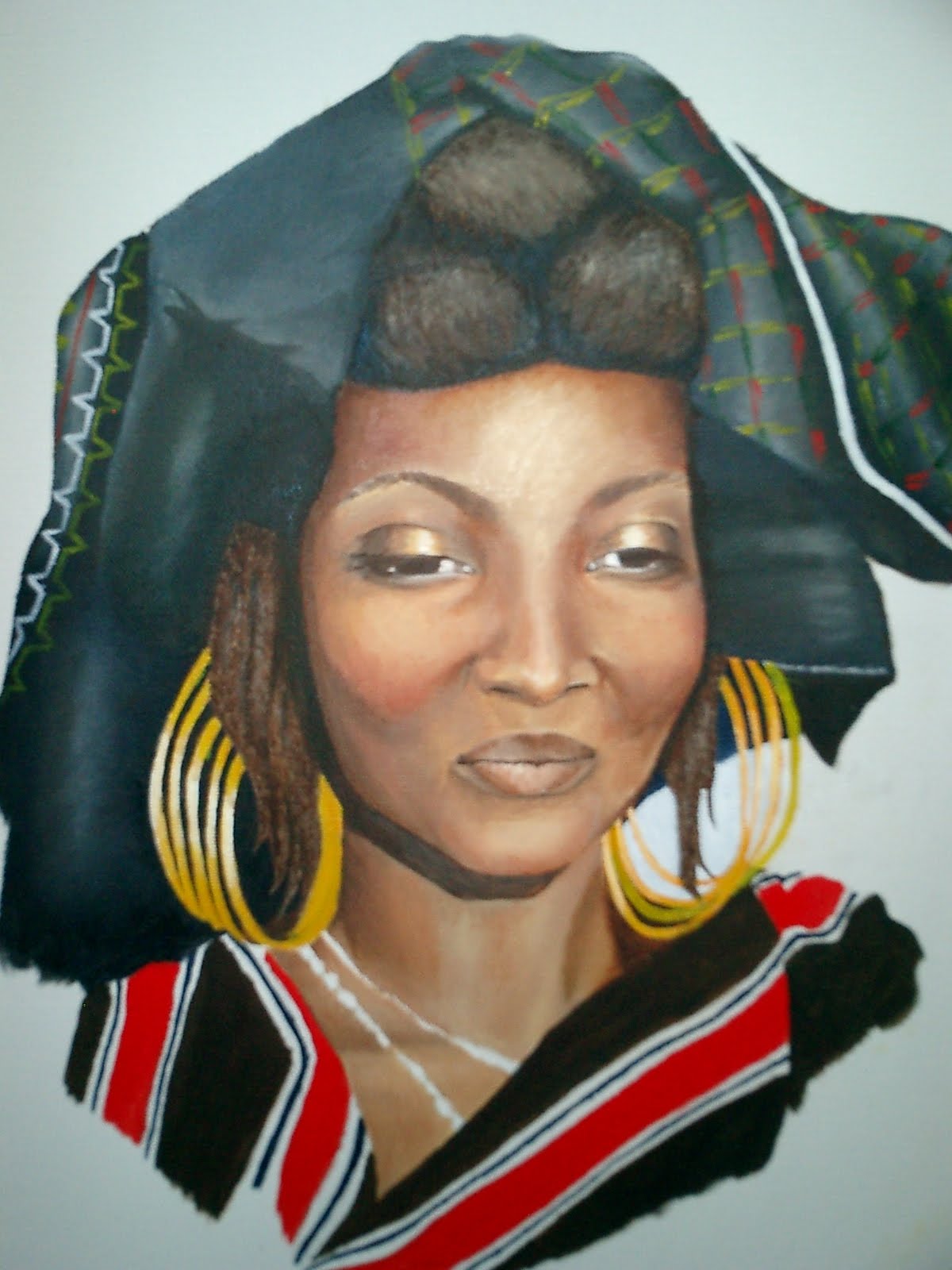 Fiona Lapham: Mali Women - Oil Paintins, Feb 2007