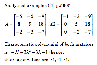 Short IT recipes: Python: eigenvalues with Scipy and Sympy