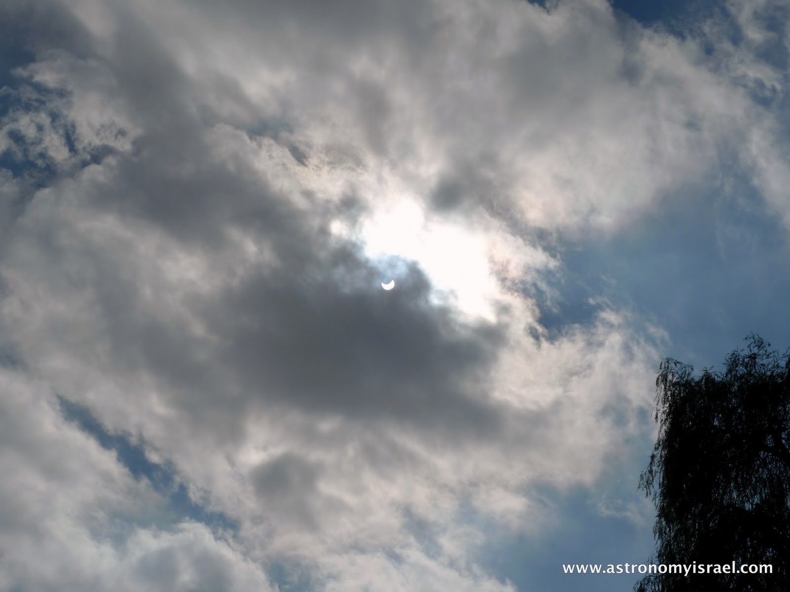 Astronomy Israel: The Partial Solar Eclipse of January 4, 2011 from Israel