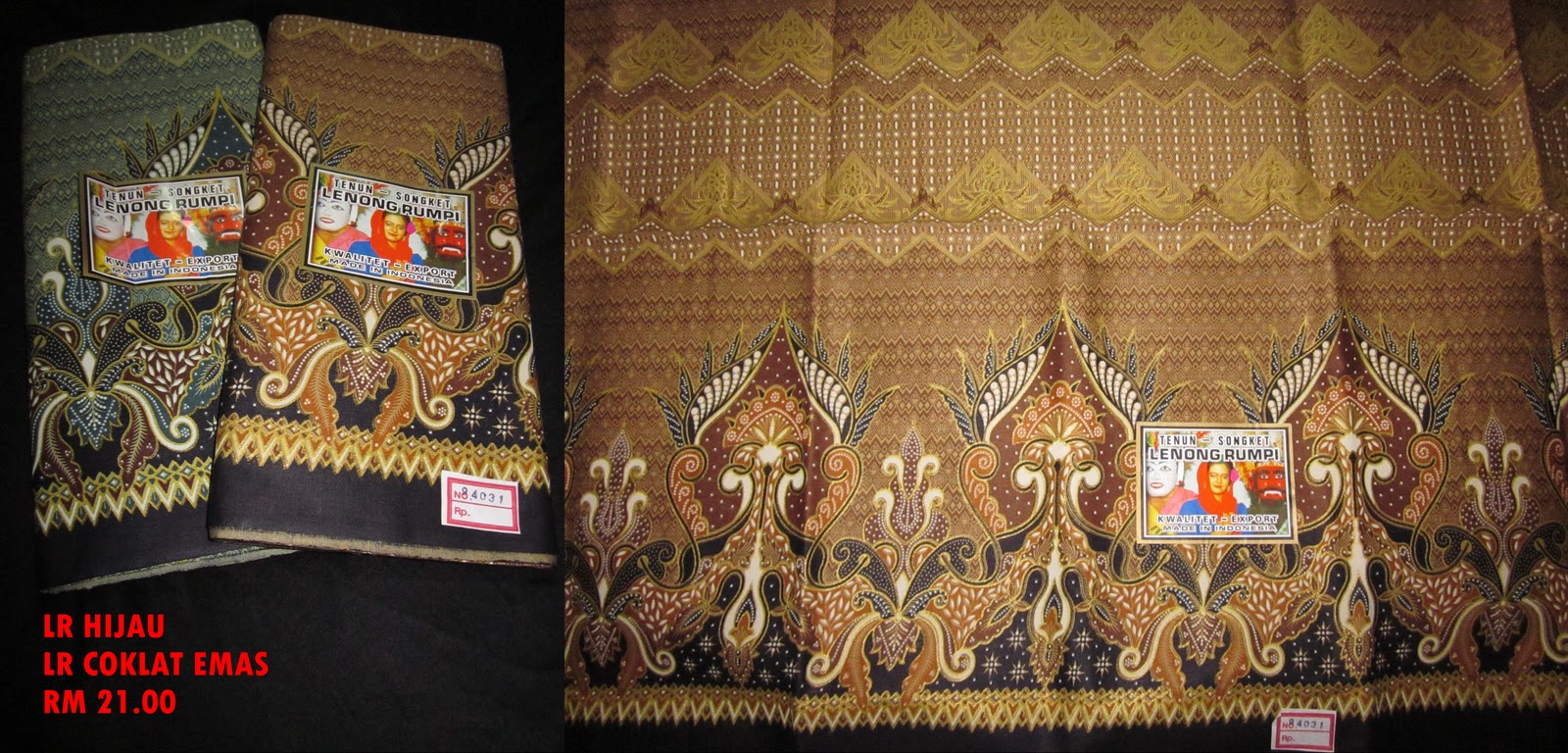 nory's collection: Kain Sarung Batik - Lenong Rumpi