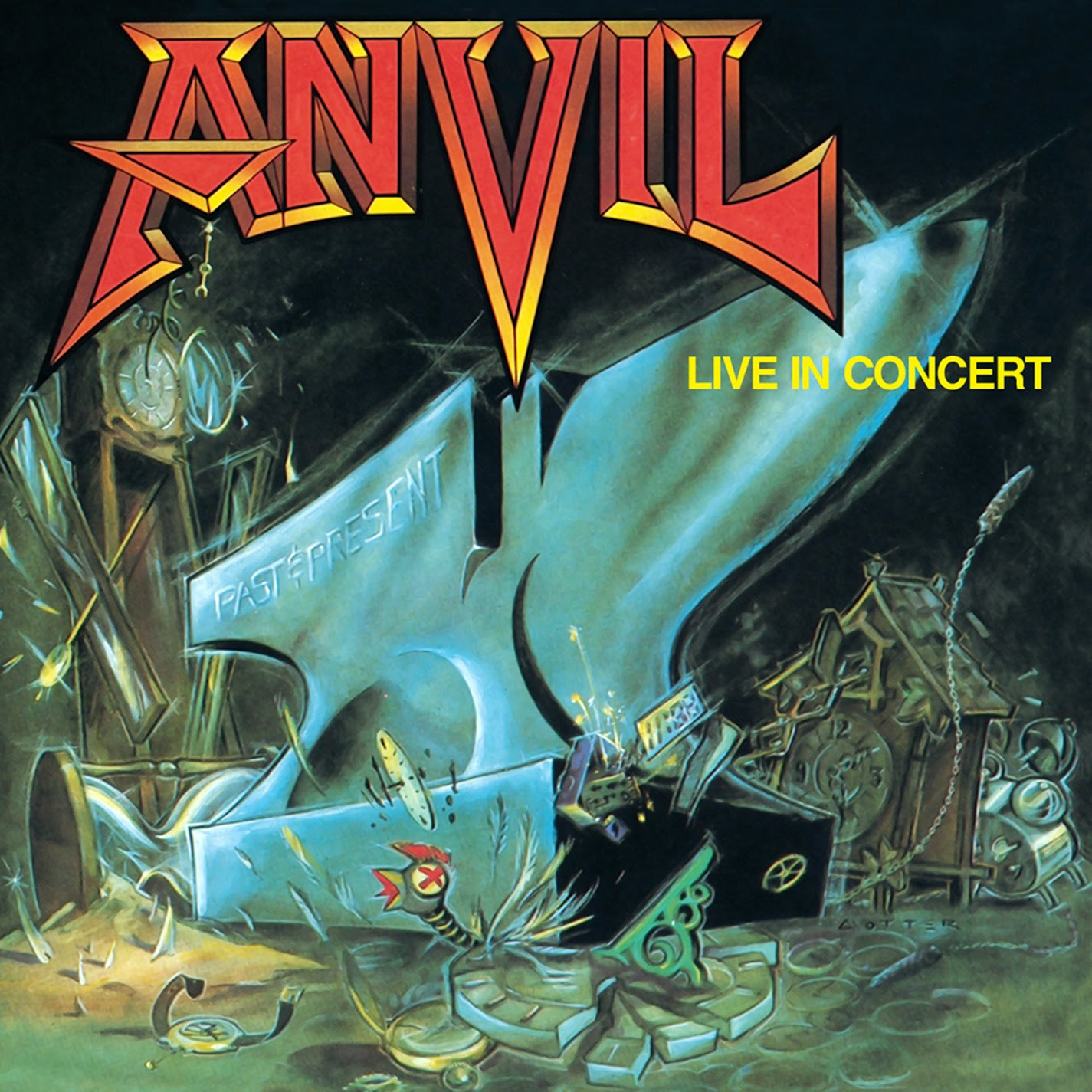 Library Of Metal: Anvil - 1989 - Past And Present