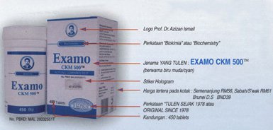 Salindah n Examo Since 1978: EXAMO ORIGINAL - pastikah anda?