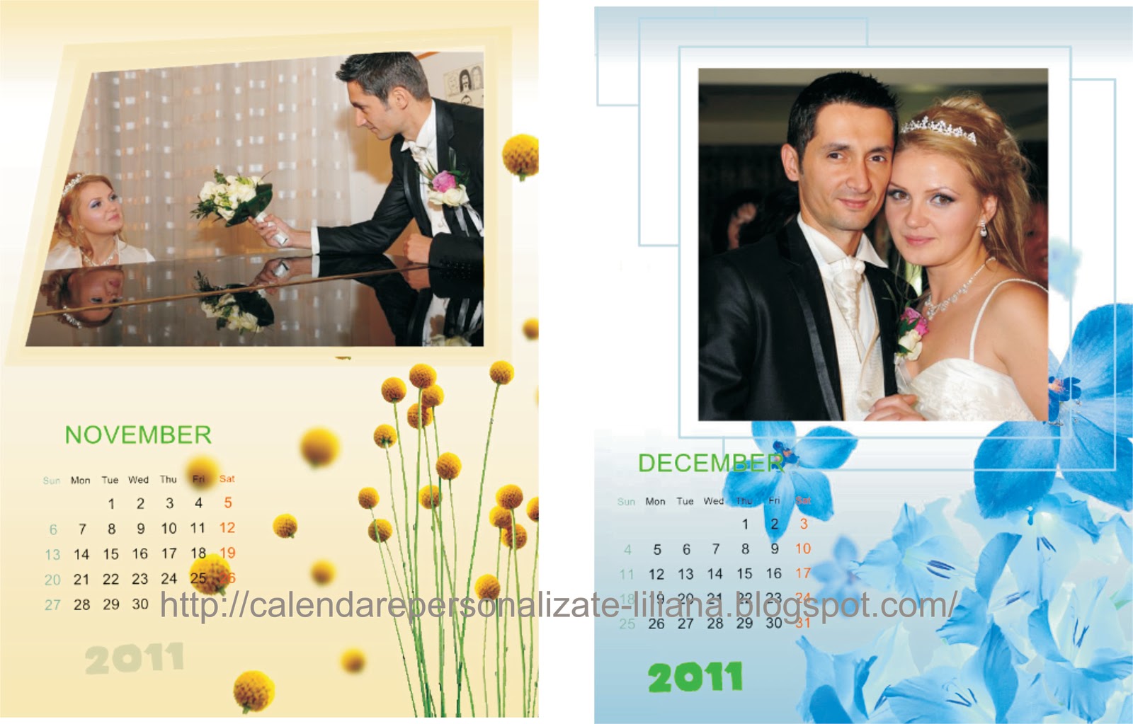 Calendare Personalizate: Calendar de perete Format A3 – 12 pagini+coperta