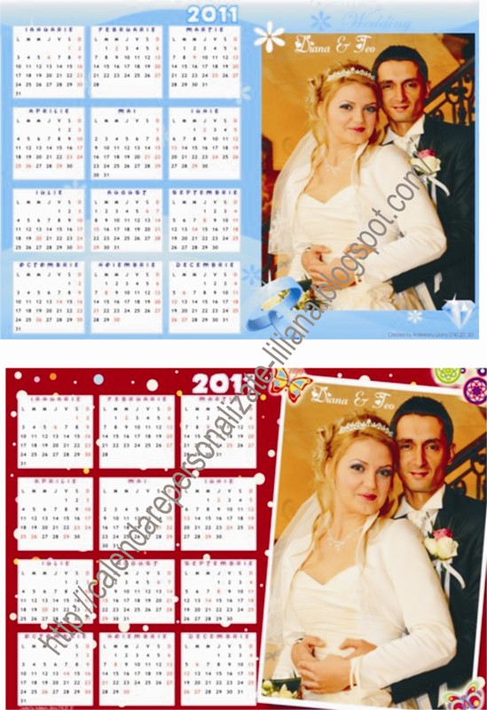 Calendare Personalizate: Calendar de perete Format A3