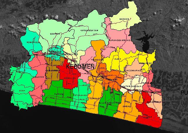 ANAK KEBUMEN RANTAU: PETA KEBUMEN