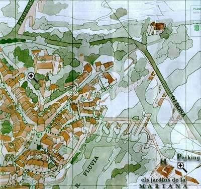 AnaViaja: Besalu - Mapa da Cidade
