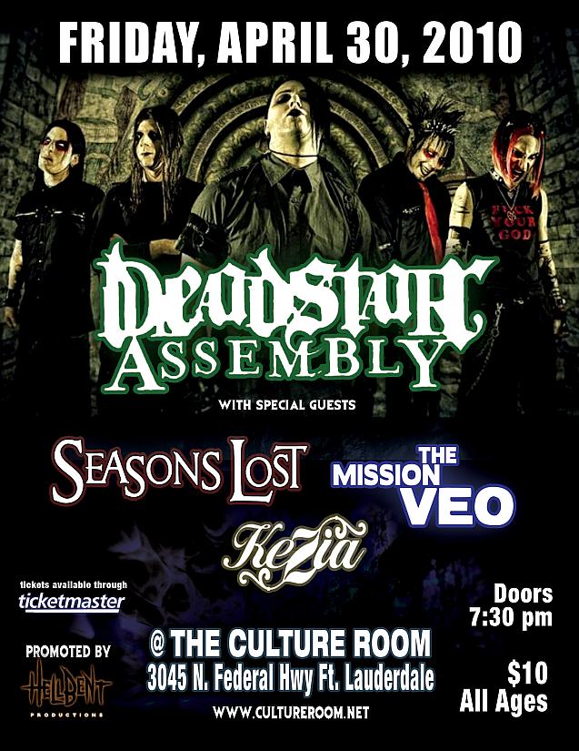 Hellbent Productions: 4-30-10 - Deadstar Assembly featuring Seasons Lost