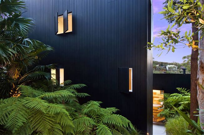 White Floors: black timber cladding....for my house extension