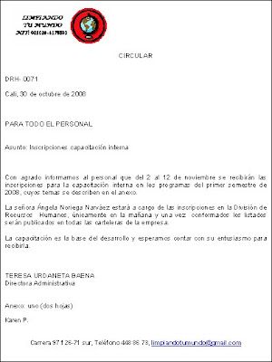 Organización de Documentos Empresariales: MODELOS Documentos que Elabora La Entidad