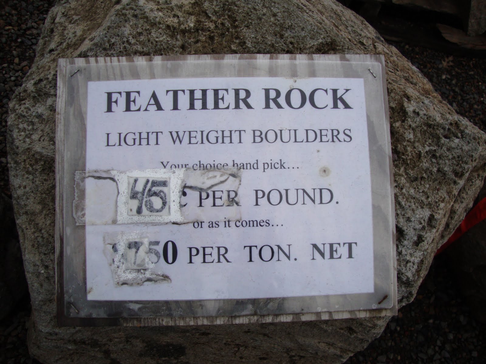 danger garden: Rock shopping…