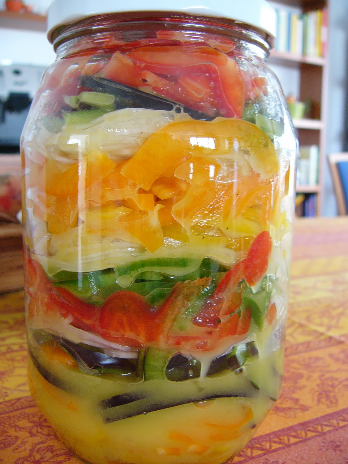 Tebasiles Kitchen: Marinated Bell Pepper Salad