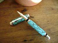 Randy's Woodshop: Sedona Pen Kit made with Gemstone Blank