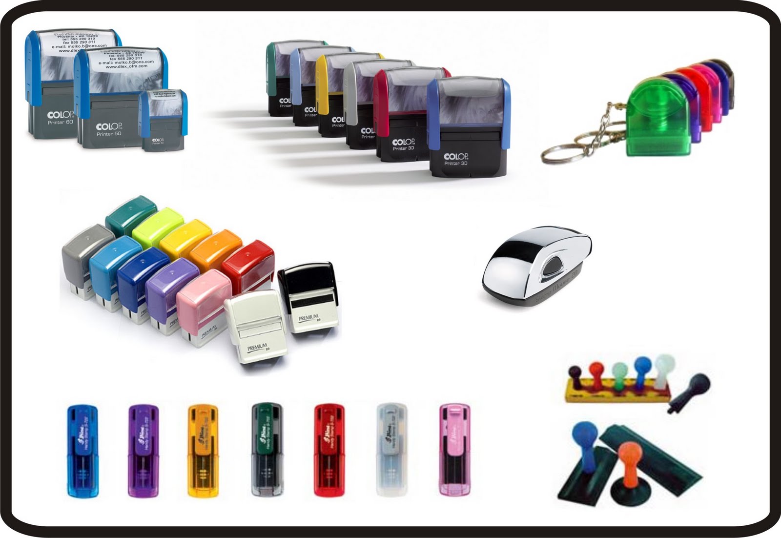 Vek Carimbos: Modelos de Carimbos