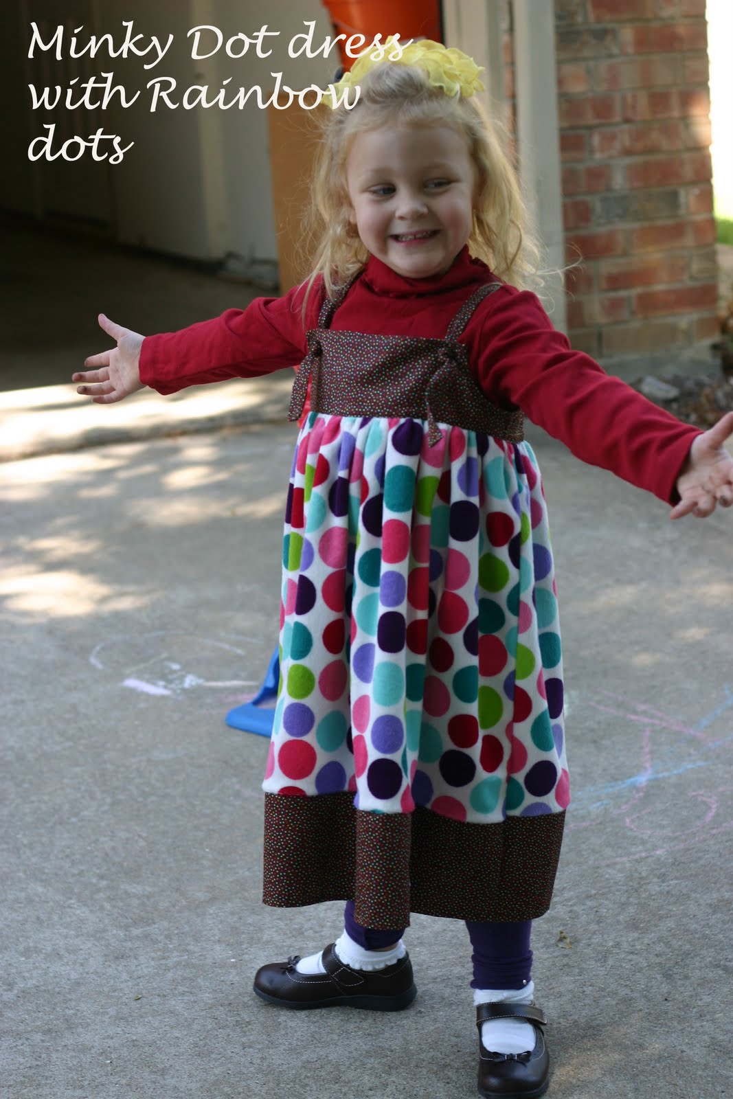 Lulu Grace Designs: New Minky Dress and Baby Dress