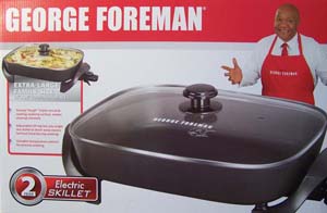 Rock Distribution Company: GEORGE FOREMAN ELECTRIC SKILLETS