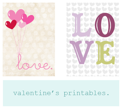 Simply Awesome Printables: Adorable Valentine Prints