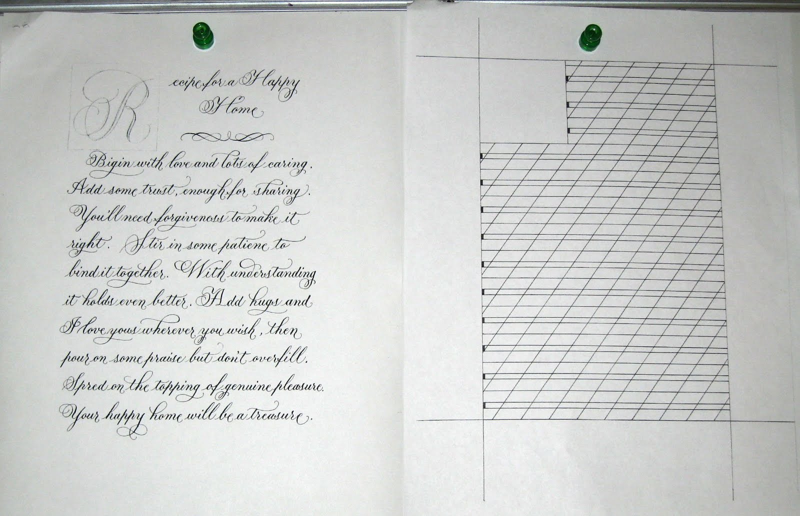 DeAnn Singh Calligraphy: May 10, 2010 - Beverly Hills Adult School ...