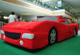 Woot! Finger Tips: Woot! Knitting Ferrari!