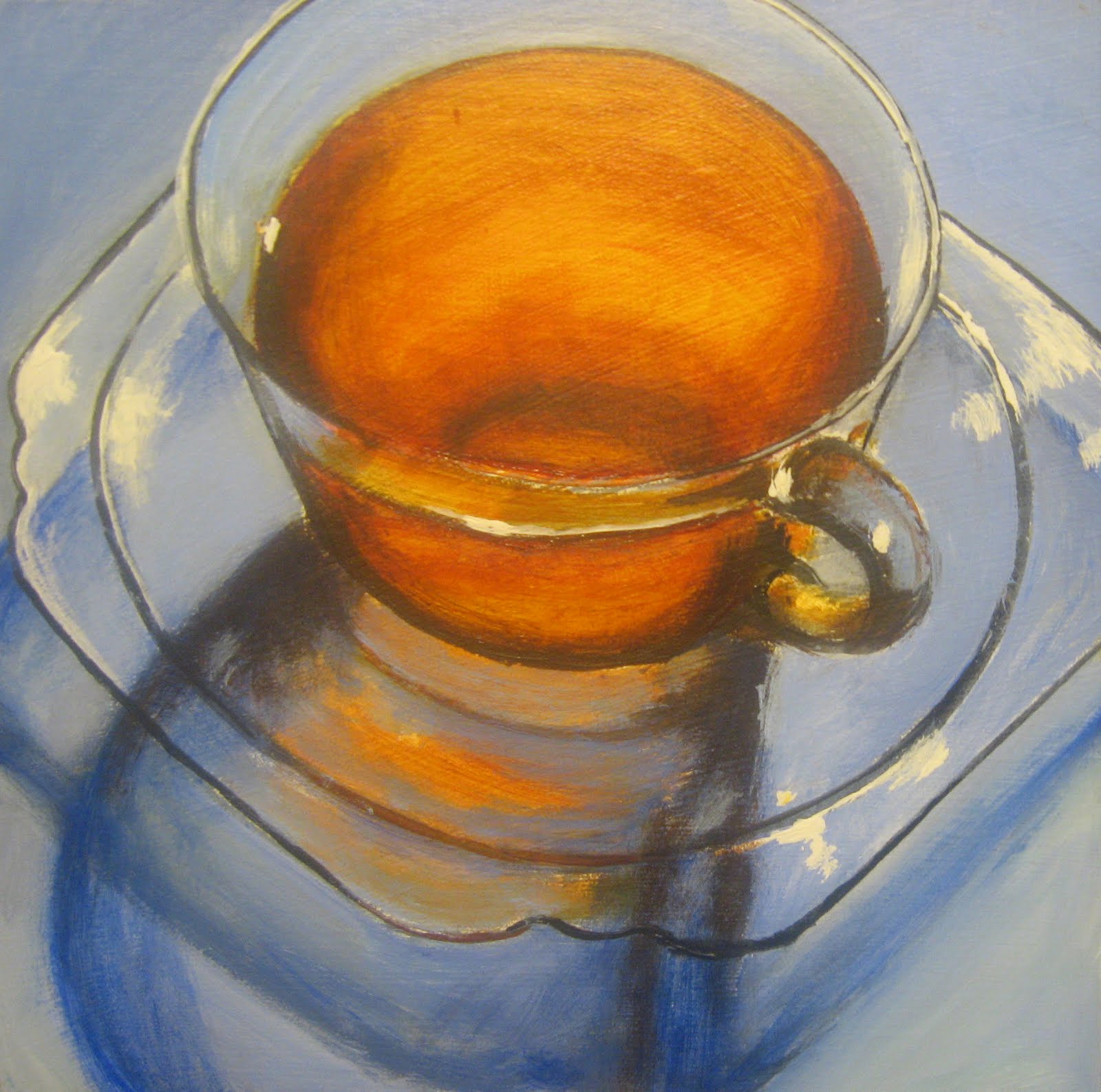 One Painting a Day: Tea Commission, part 1