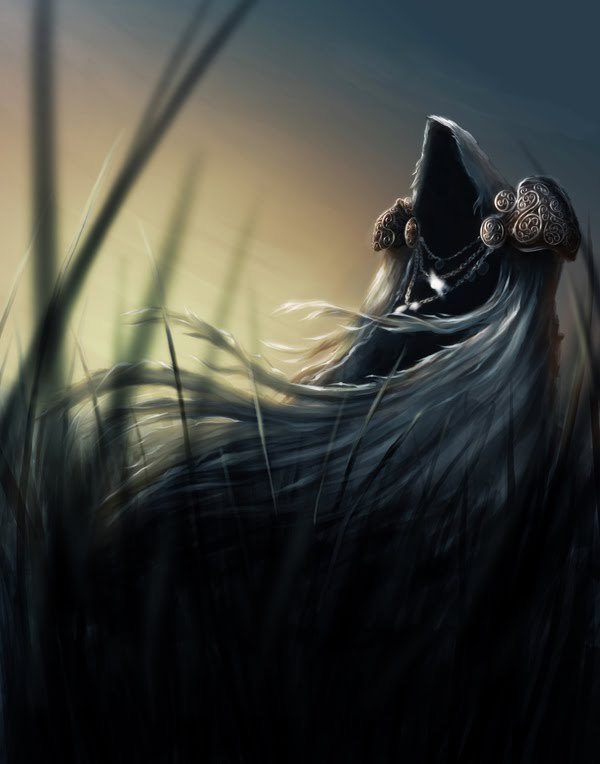 The Art of Brian Luong: Death wears a white robe...