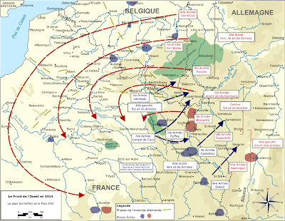 histoire.ontheway: Cartes - Plans de guerre et batailles de l'été 1914