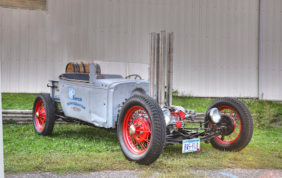 Street Rods, Customs, Street Machines and More: Reverse flow Chevy engine.