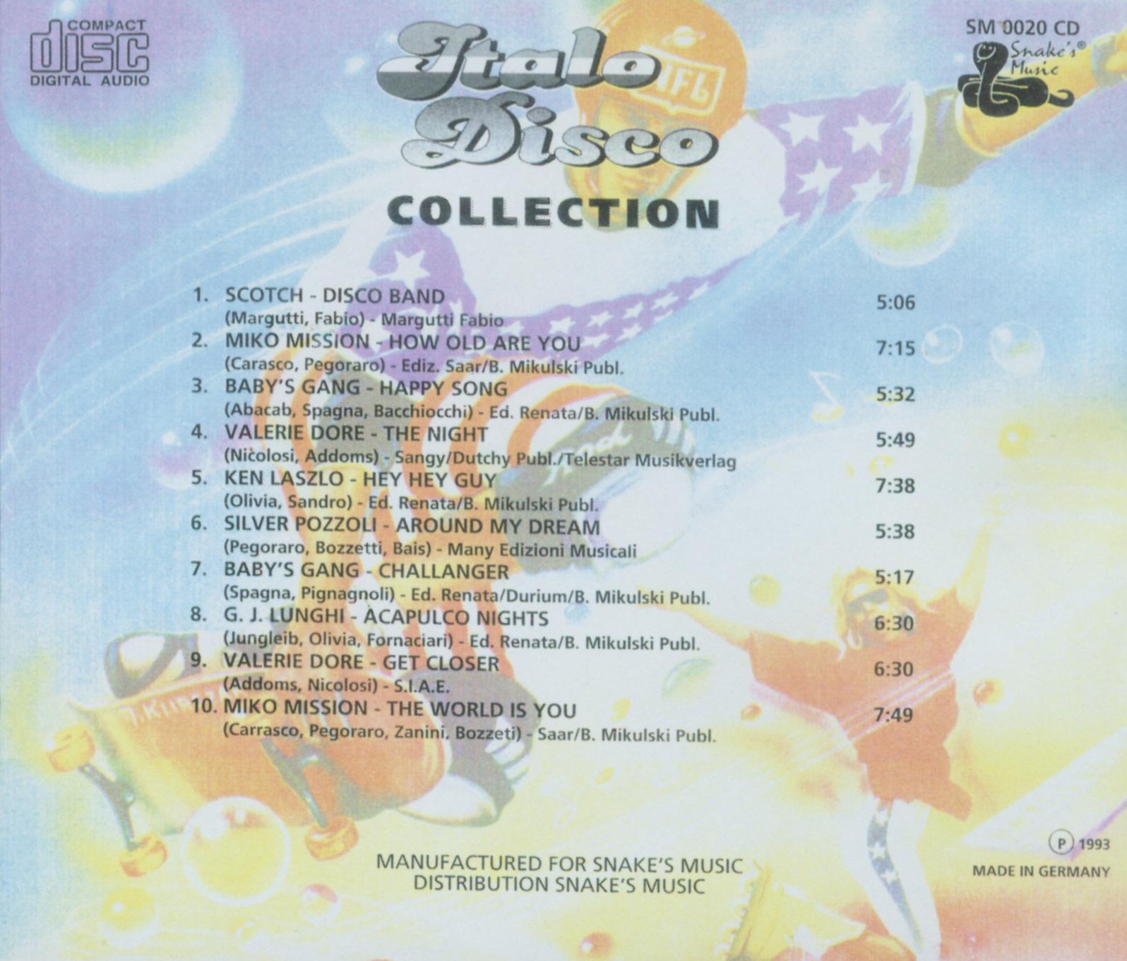 RETRO DISCO HI-NRG: Italo Disco Collection - Volume 1 - various 80's classics